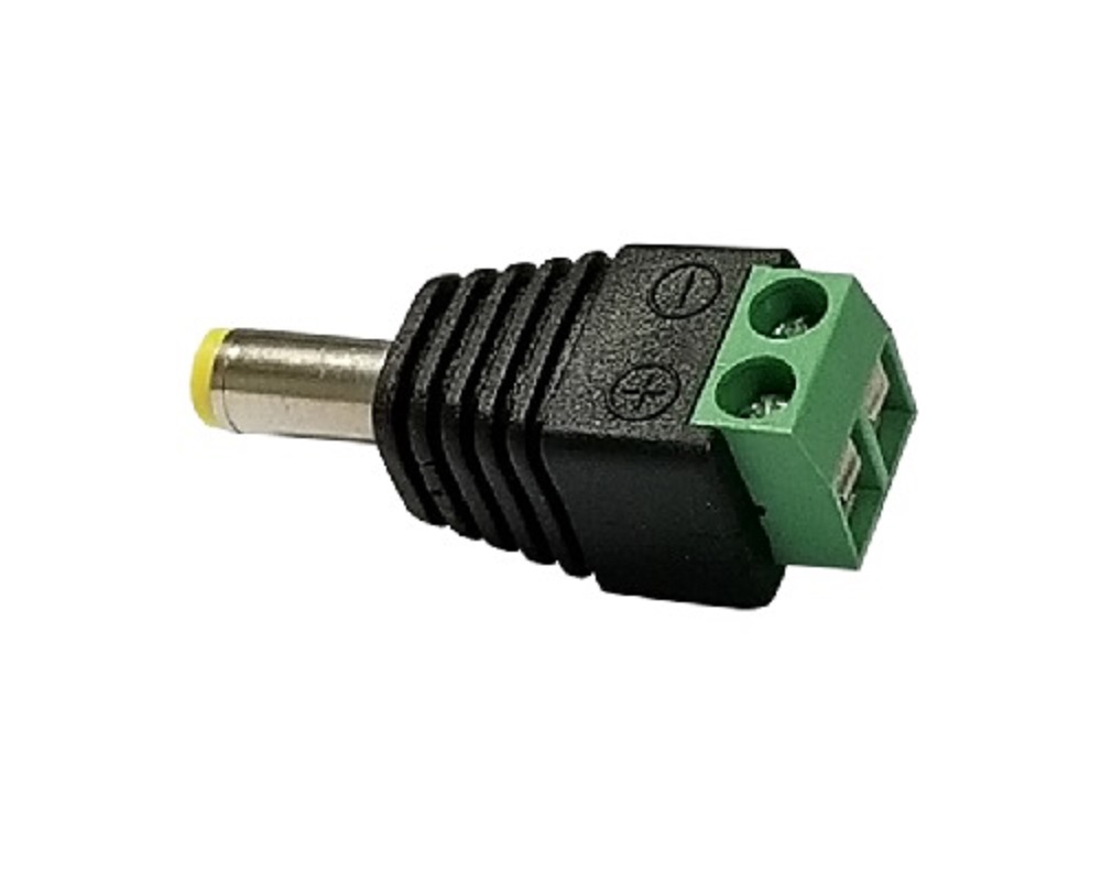 Ficha Plug Macho 2.1mm p/alimentación con bornera | Plaforma Web ...
